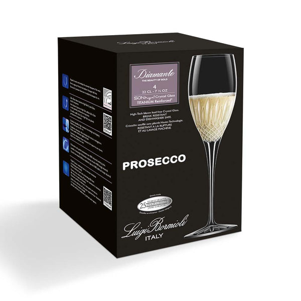Diamante Prosecco 220ml 4 pack – Luigi Bormioli